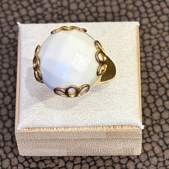 Milor | Jewelry | Italy Gold Toned Sterling Silver 925 Ring | Poshmark